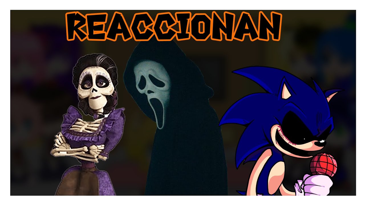 DDLC, TAILS, Sonic..,Jordan, yulia reaccionan a coco, scream, sonic.exe ...