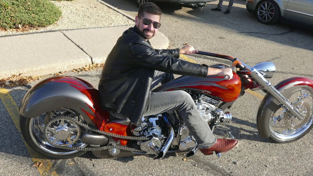 Outlaw Customs Motorcycle - Killer Flame - S&S Supercharger - YouTube