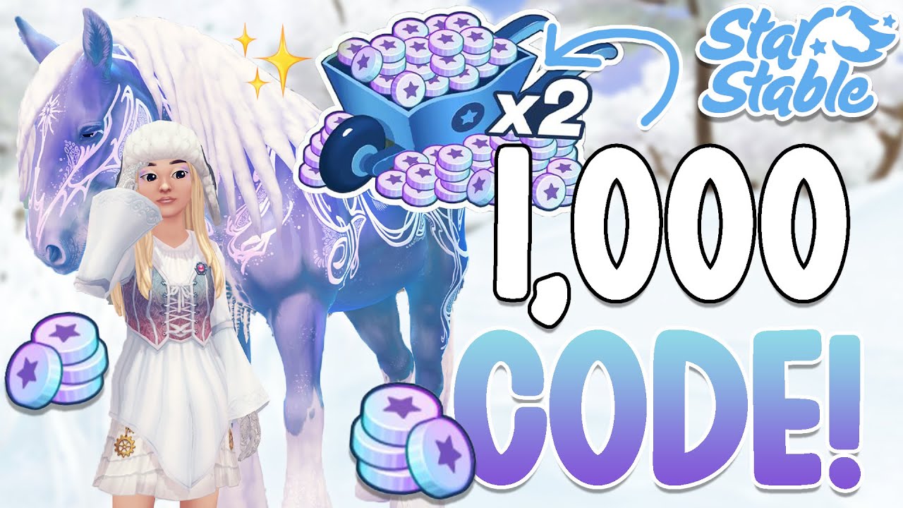 FREE 1,000 STAR COINS CODE WORKING!! ️ *STAR STABLE GIVEAWAY* - YouTube