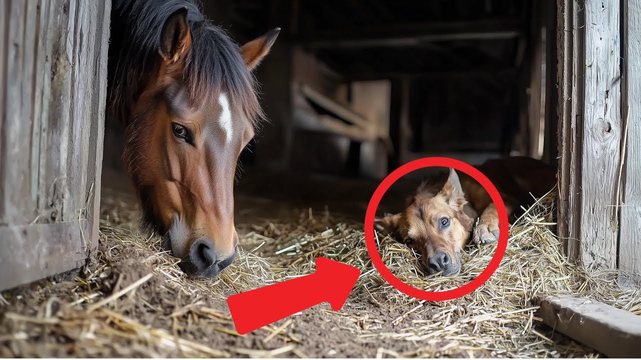 Horse Refuses to Leave Barn, What They Find Inside Will Shock You ...