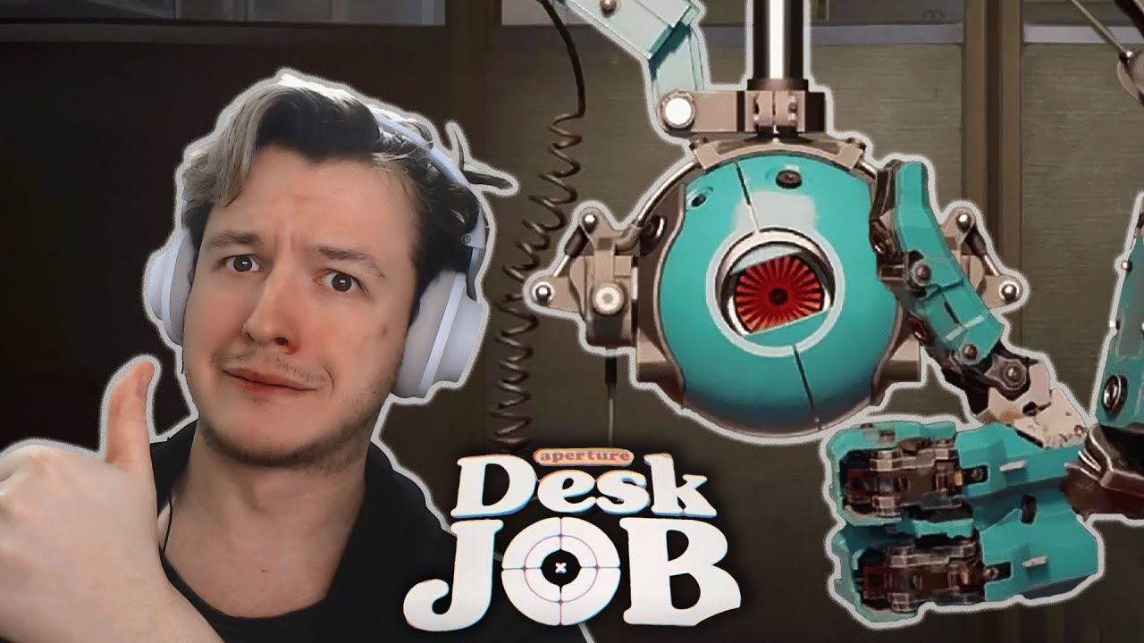 Cave Johnson Is a WHAT, NOW? | Aperture: Desk Job - YouTube