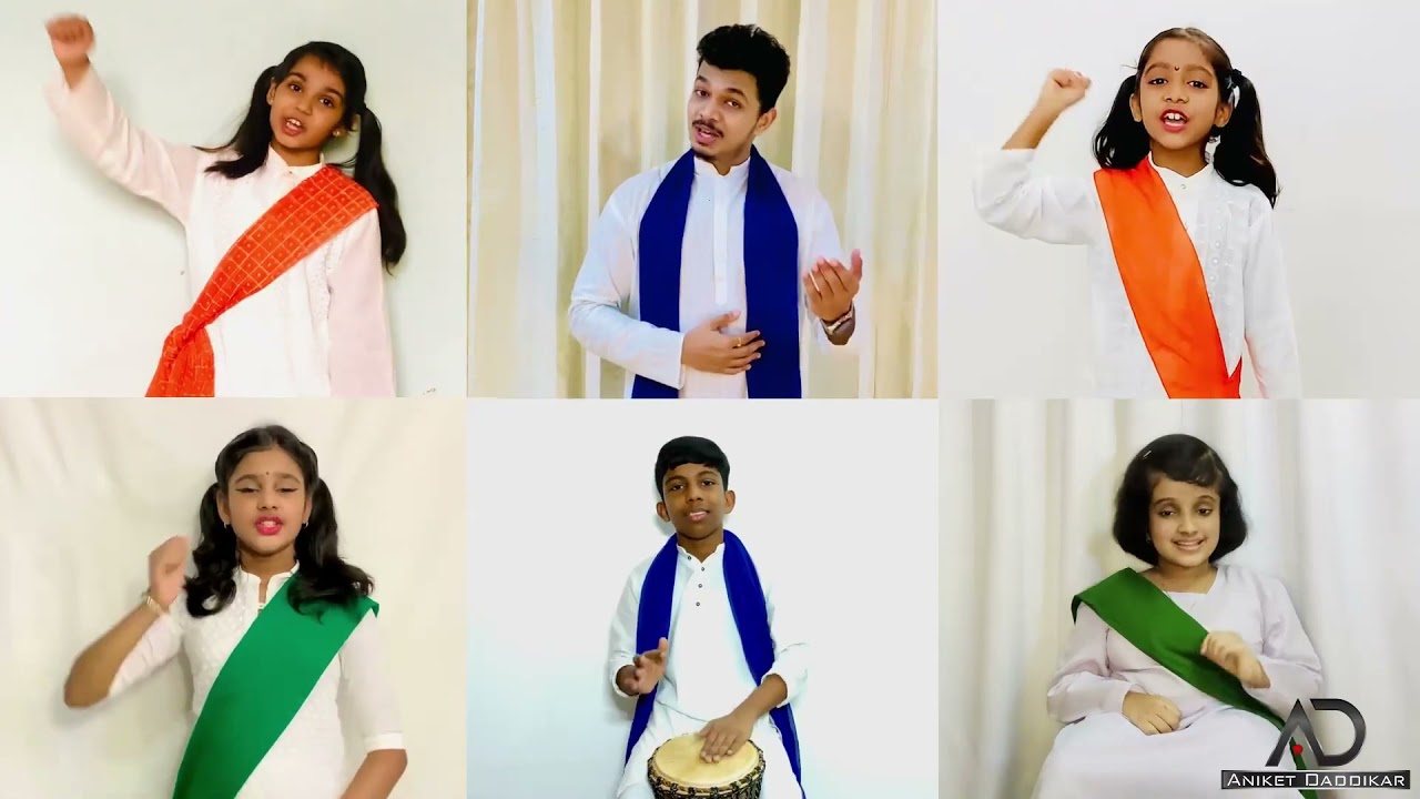 #Amazing | Goan Young Kids | Patriotic Songs Mashup | Independence Day ...