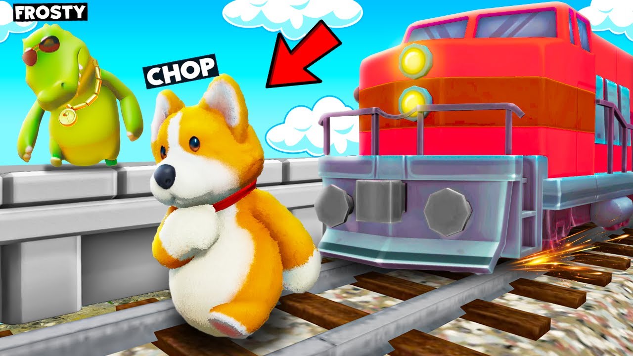 PARTY ANIMALS CHOP RUNNING FROM THE TRAIN AND FROSTY - YouTube