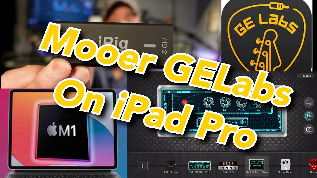 Guitars And Gear: Mooer GE Labs iPad demo - YouTube