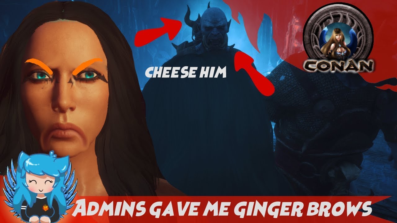 CHEESE THE REAPER QUEEN & FROST KING - "ADMINS" DYED MY BROWS | Conan ...