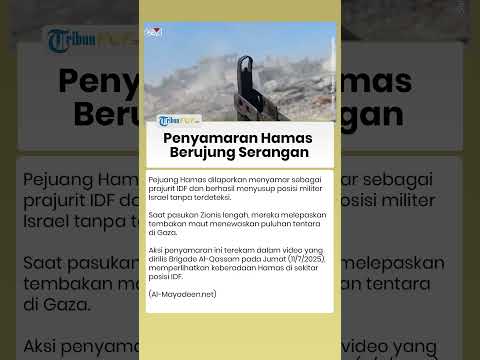 Penyamaran Pejuang Hamas Berujung Serangan Mematikan, Puluhan Tentara Israel Tewas