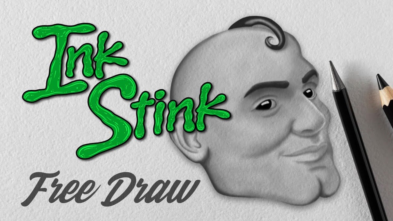 We Lose It While Free Drawing I Ink Stink - YouTube