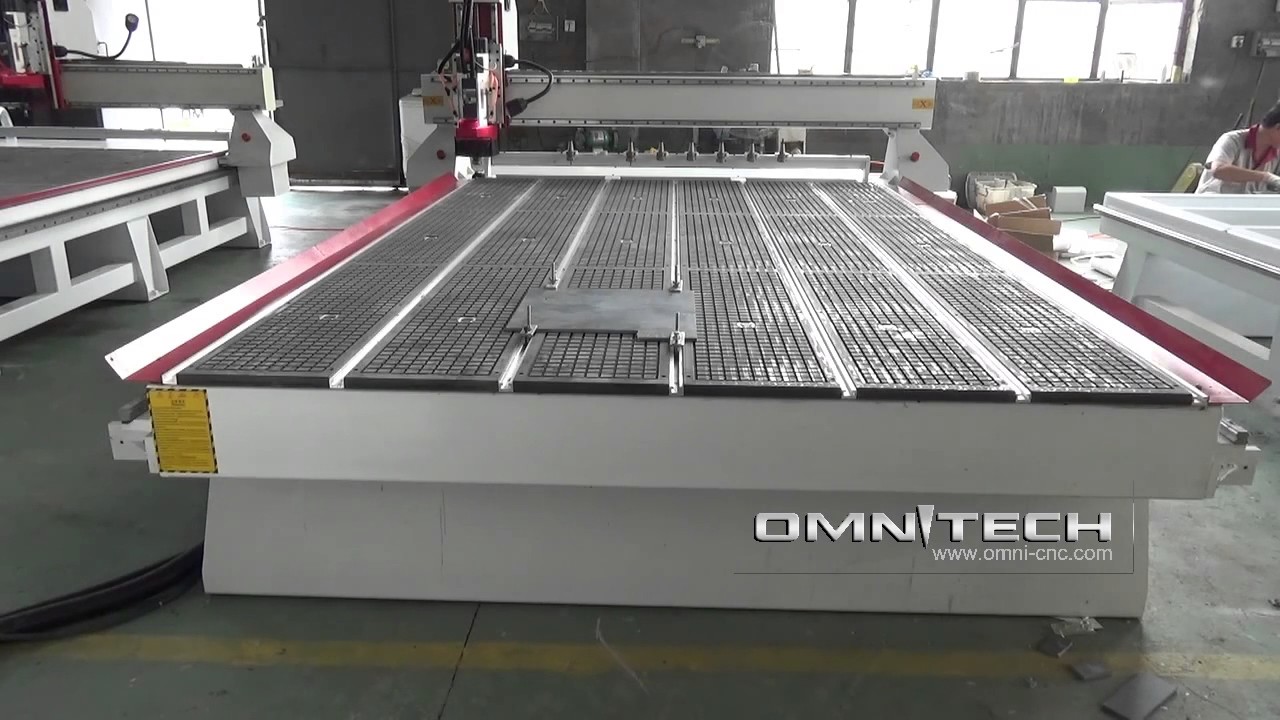 2040 linear type ATC cnc router calibration - YouTube