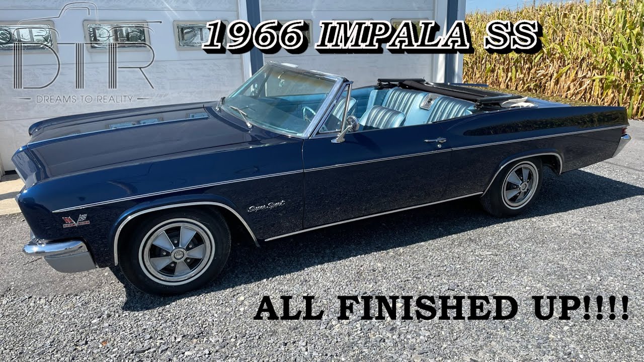 66 Impala SS 427 All Wrapped Up!!! DTR Automotive - YouTube