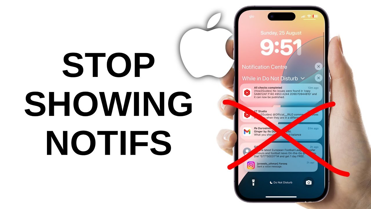 How to Stop Notifications from Showing When iPhone is Locked - YouTube