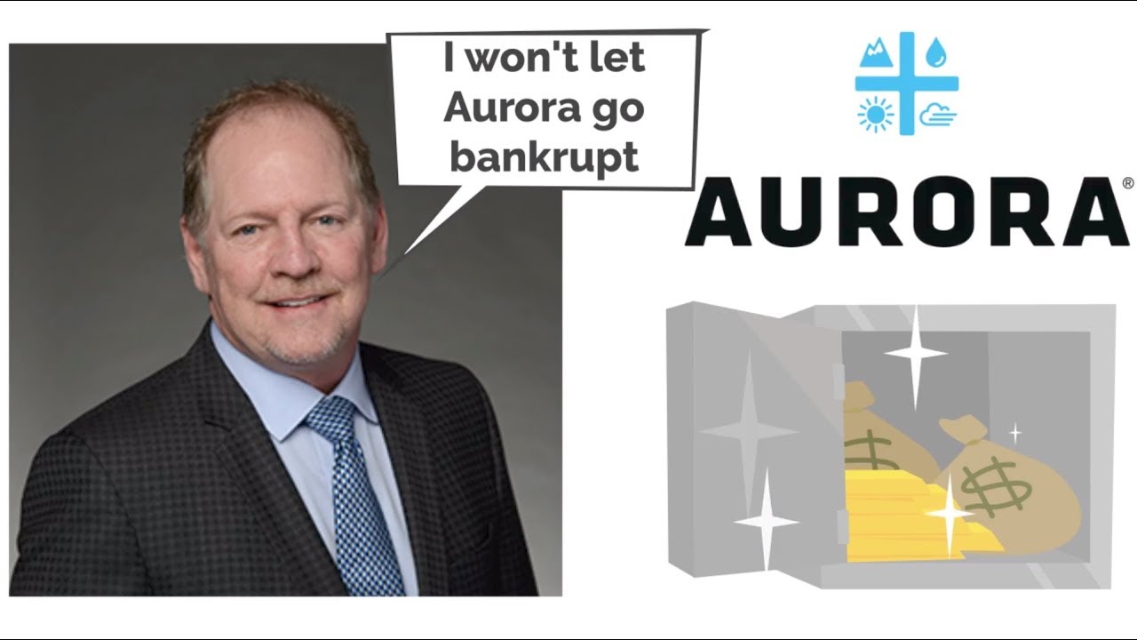 How much shares of Aurora does Terry booth own - YouTube