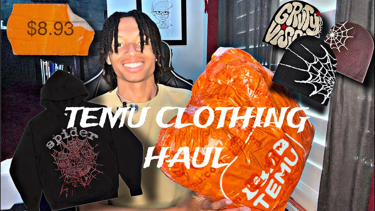 HUGE TEMU HAUL | UNBOXING Beanies, shorts, hoodies & Etc... - YouTube