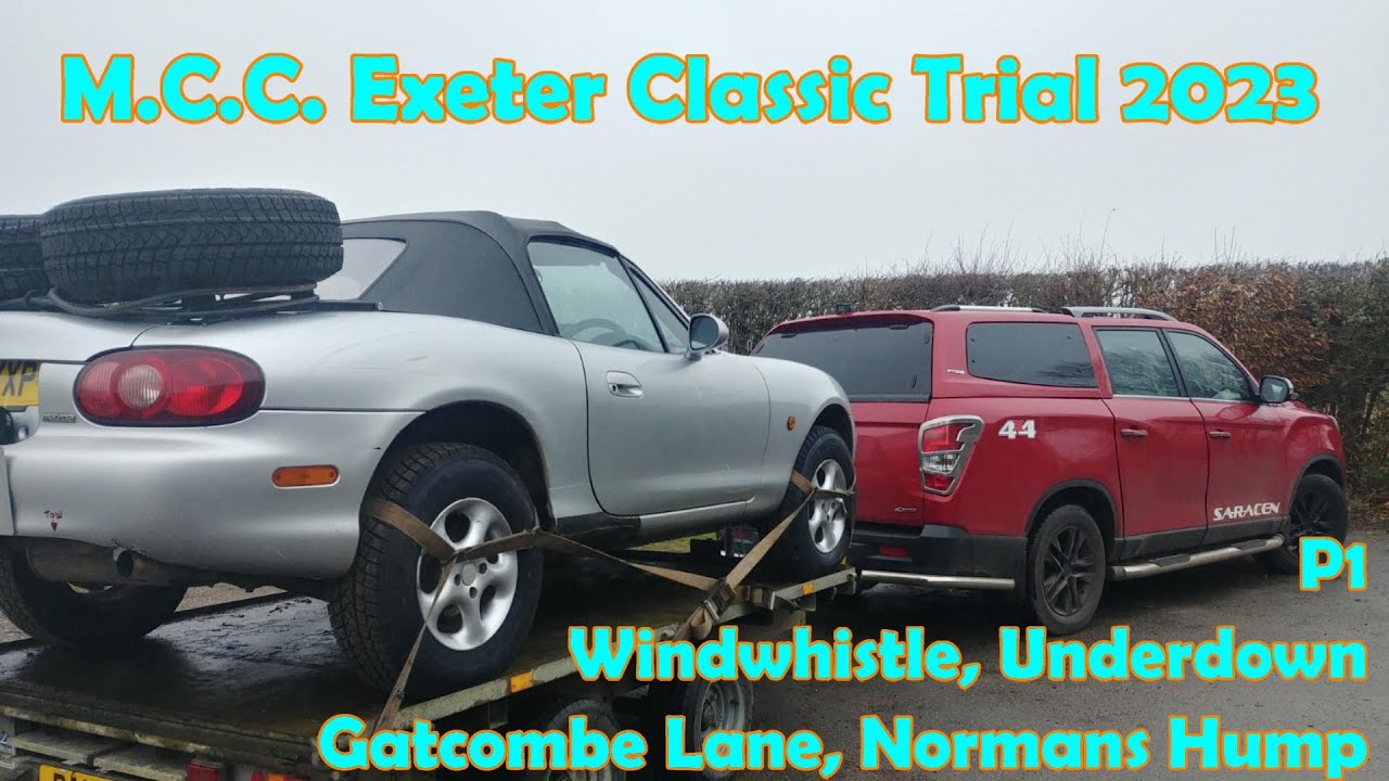 P1 M.C.C. Exeter classic trial 2023 Windwhistle, Underdown, Gatcombe ...