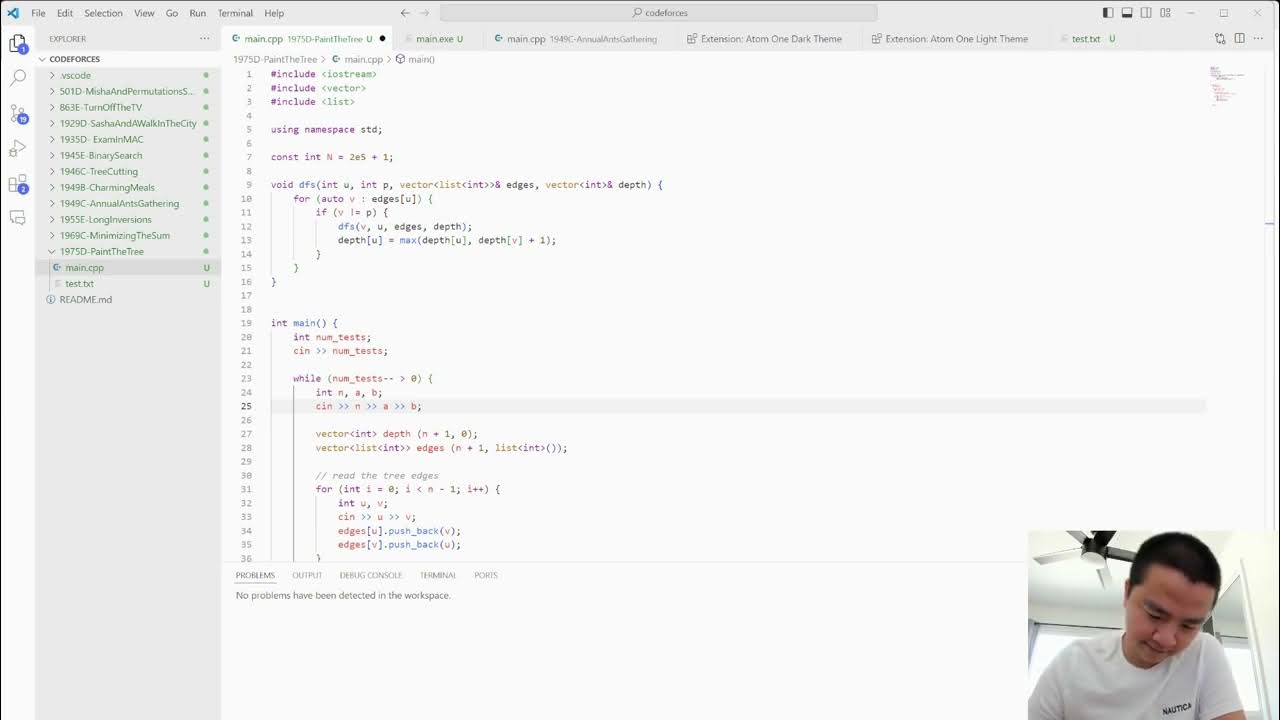 [Codeforces] Paint The Tree - YouTube