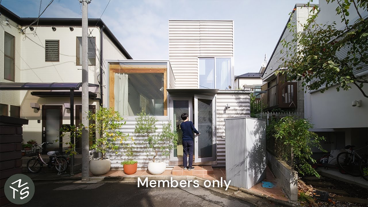 NEVER TOO SMALL: Japanese Stacked Box House, Tokyo 51sqm/549sqft - YouTube