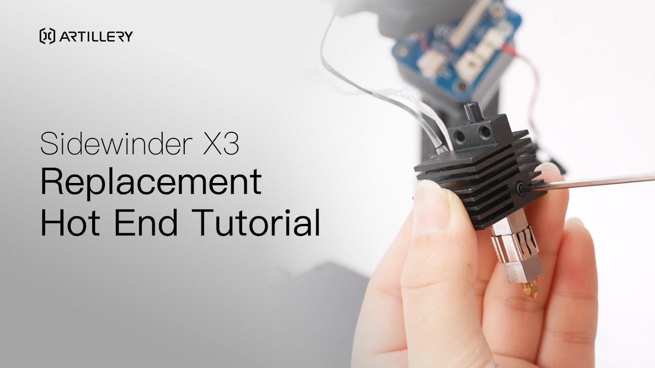 Tutorial | How to replace the hotend of Sidewinder X3 Pro/Plus - YouTube