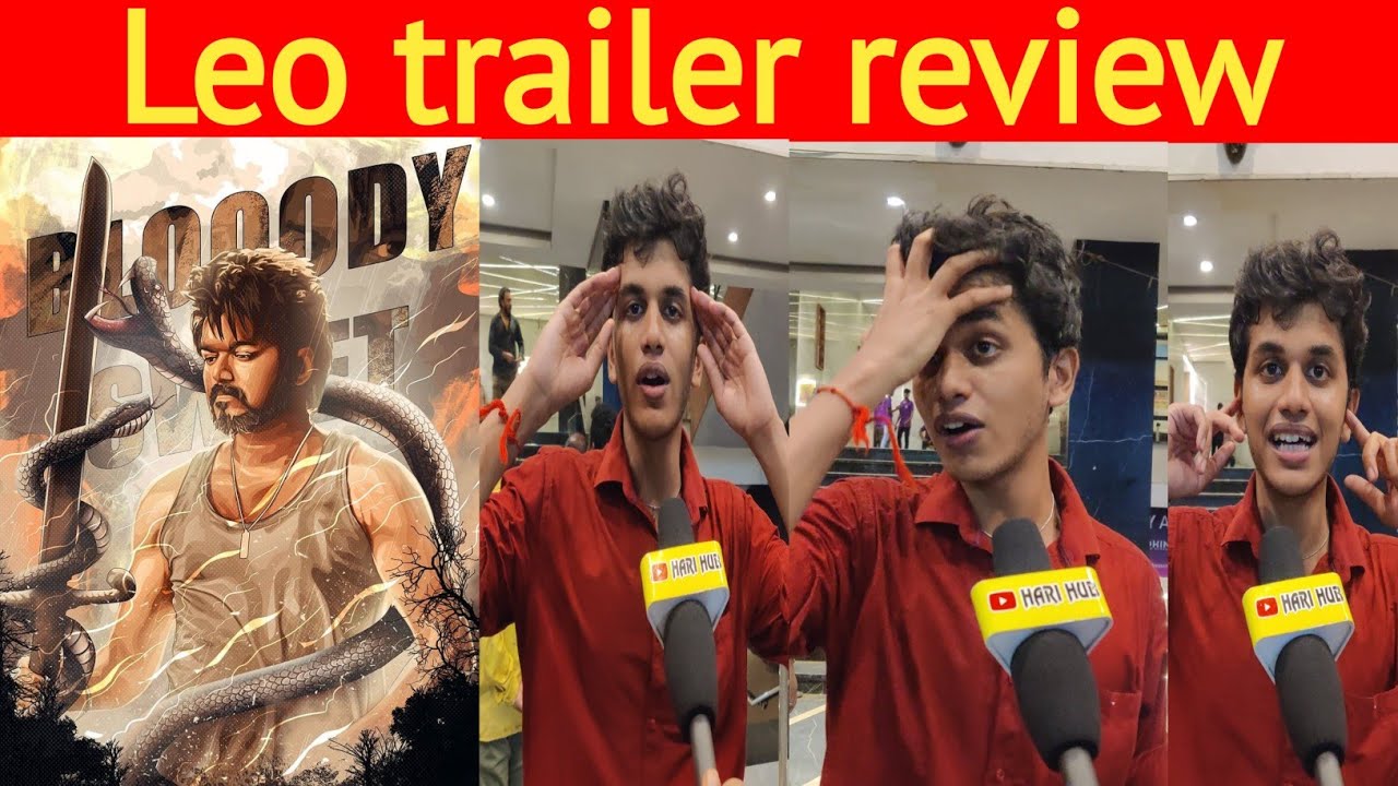 Leo trailer review | Leo movie trailer | #leo #leotrailer #harihub # ...