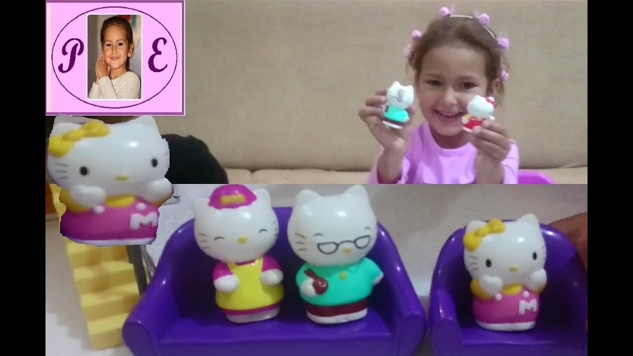 Elif dondurmacı oldu ::)) Hello kitty anne ve babasını ikna ediyor dondurrma yemeye gidiyorlar ...