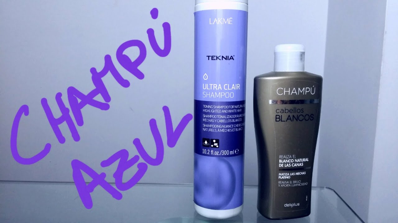 PACK: Champú azul para cabellos blancos o rubios ¿Caros o baratos ...