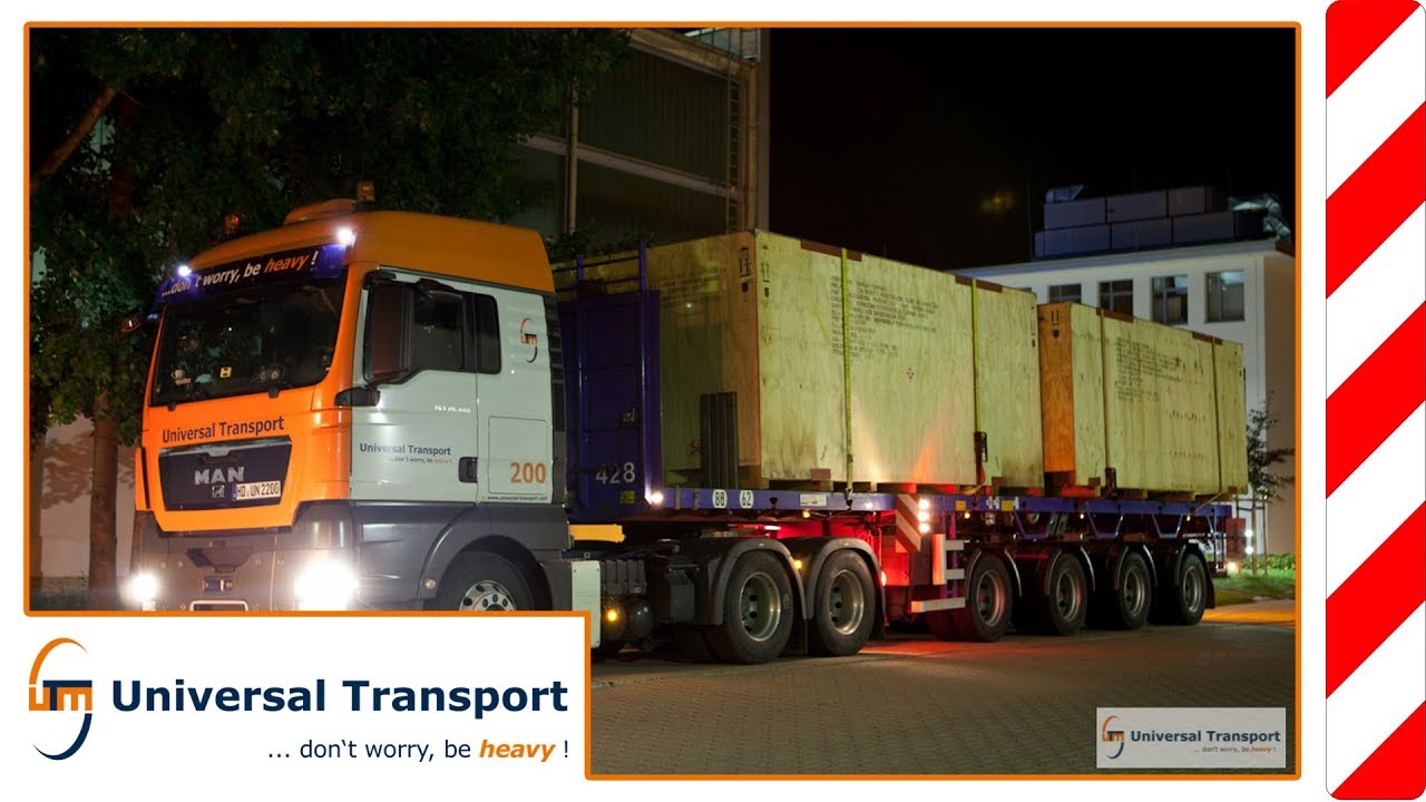 Universal Transport - Heavy load transport Dresden with four vehicles ...