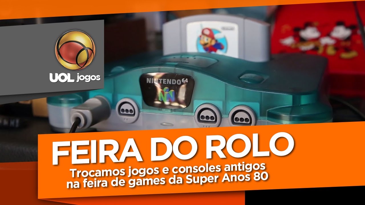 UOL Jogos visita feira do rolo de games antigos - YouTube