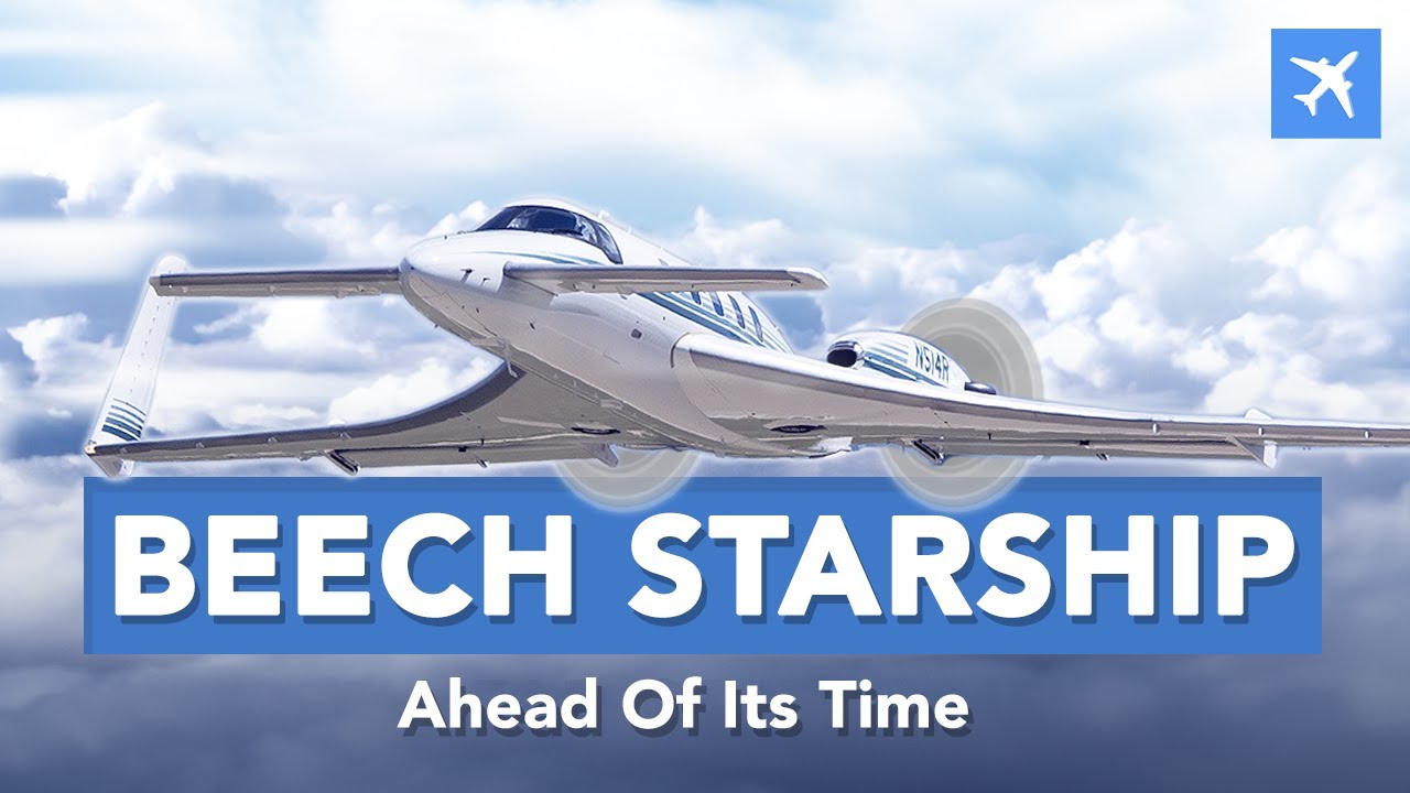 Beechcraft Starship – Ahead Of Its Time! History, Review & Specs - YouTube