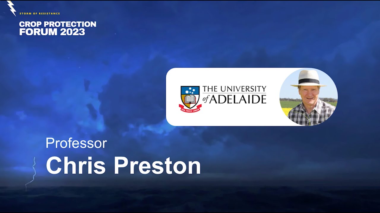 Crop Protection Forum 2023 – Prof Chris Preston - YouTube