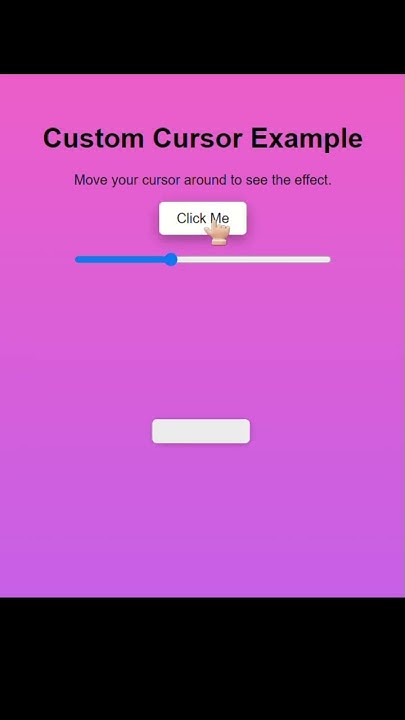 🔥 Custom Cursor Effect Using Only CSS! 🎨 | No JS Needed #css #coding #webdesign #cursoranimation ...