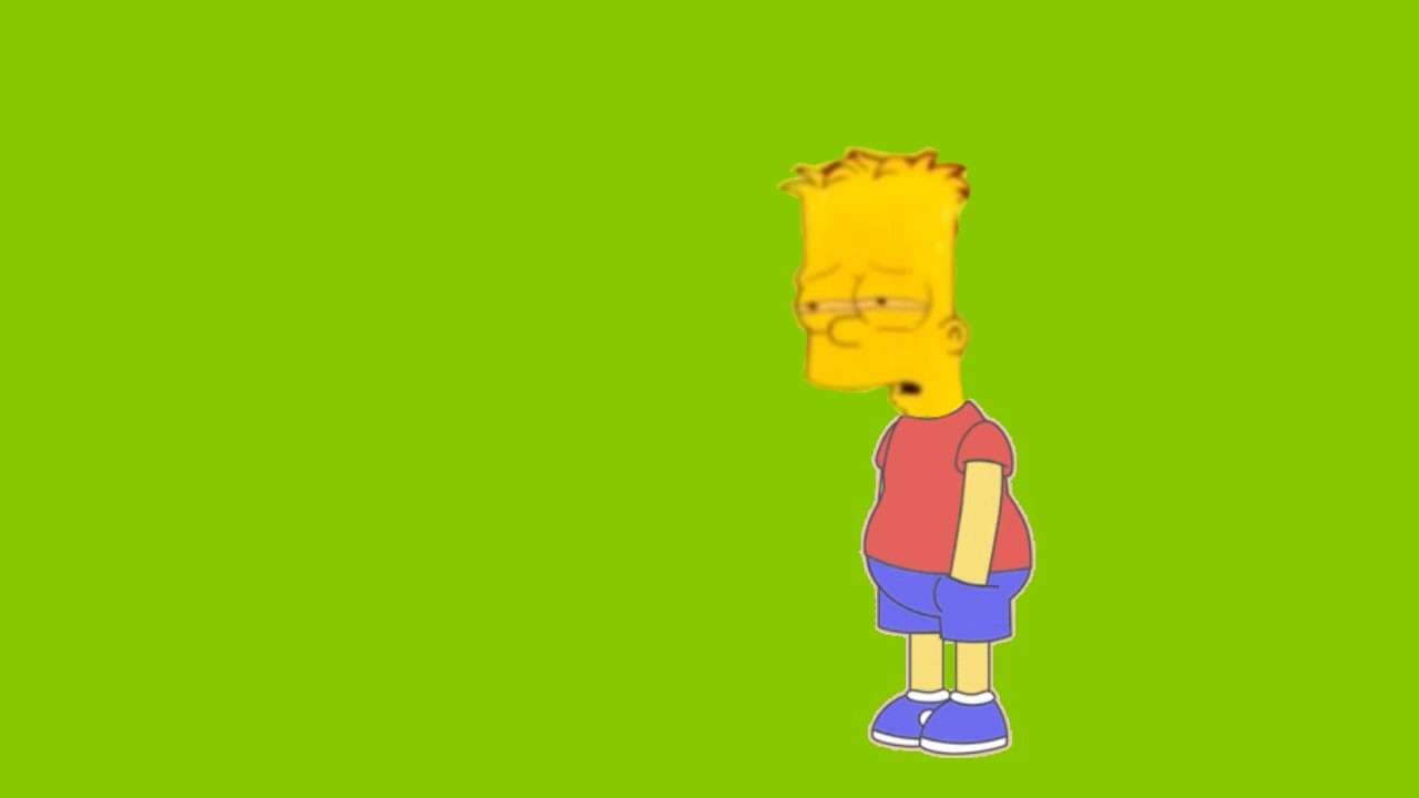 Bart Simpson Green Screen/Tela Verde - YouTube