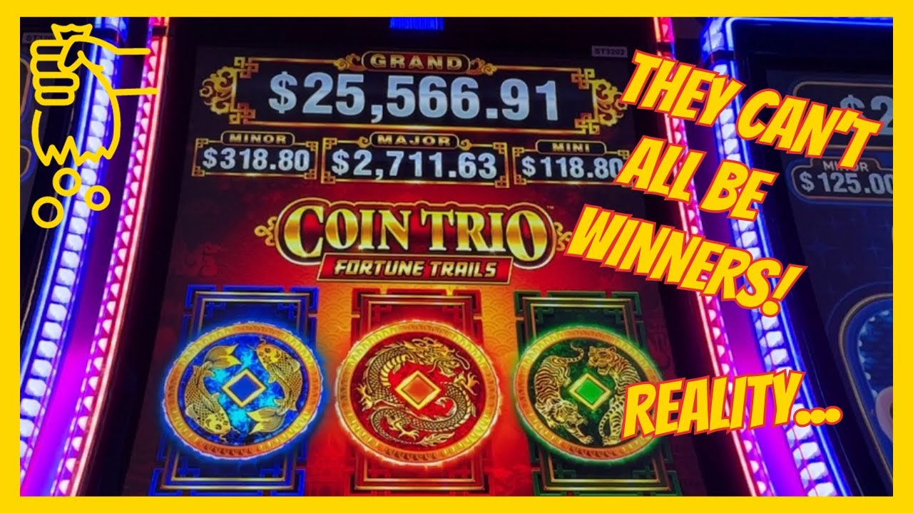 COIN TRIO FORTUNE TRAILS SLOT MACHINE #casino #slots #reality #fyp ...