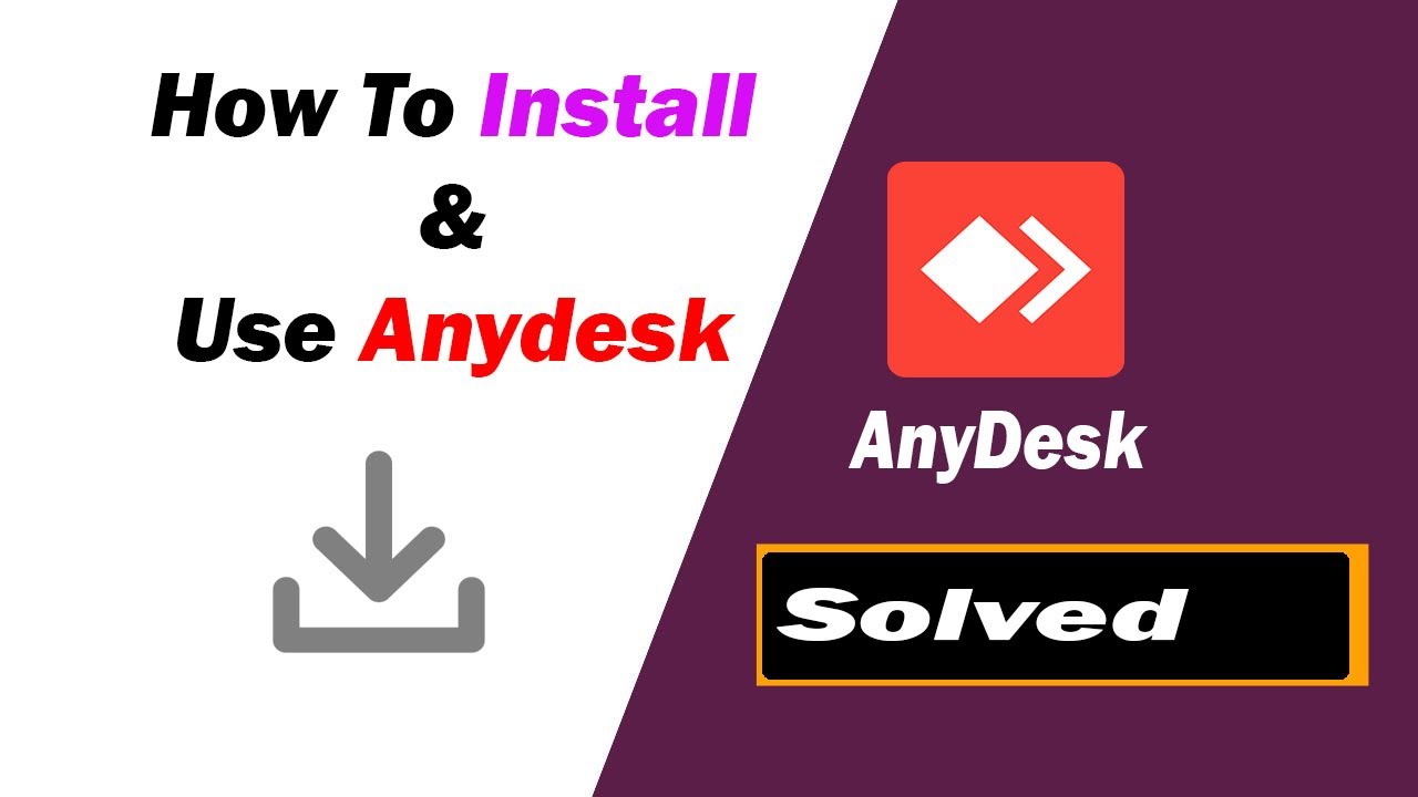 Install and use AnyDesk to Access Remote Computer - YouTube