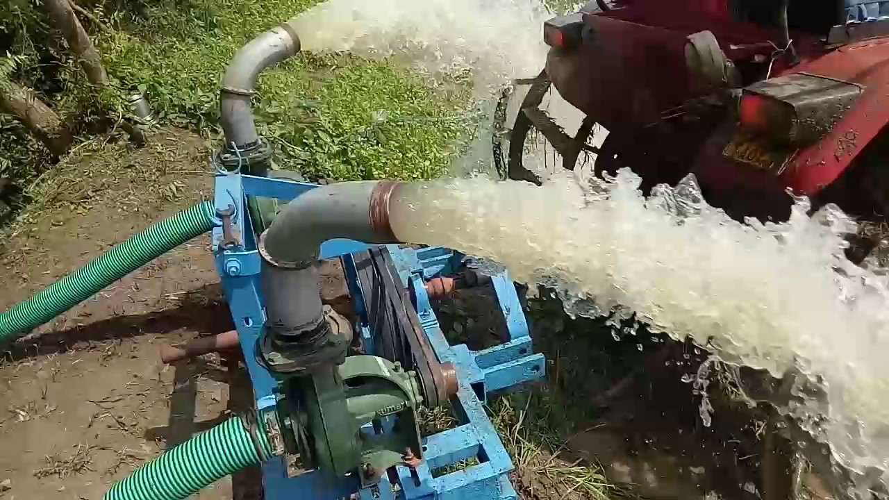 Pto pumpset for tractor - YouTube