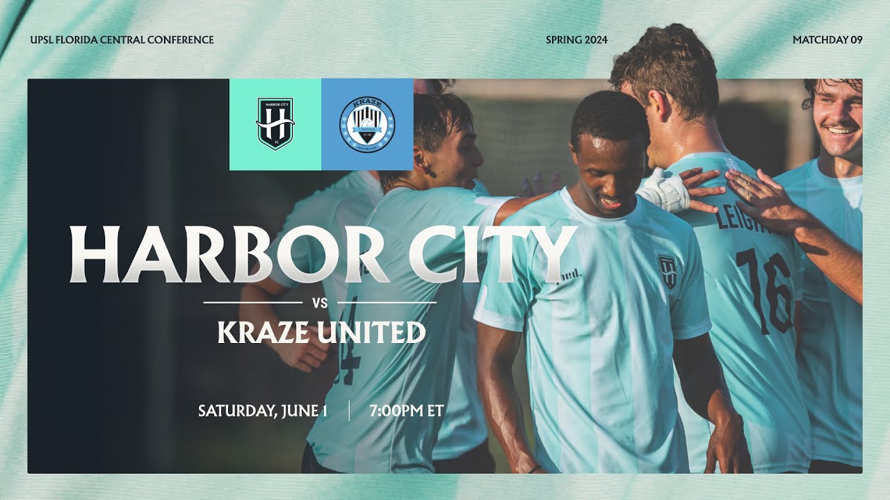Harbor City FC vs. Kraze United | UPSL Florida Central Conference ...