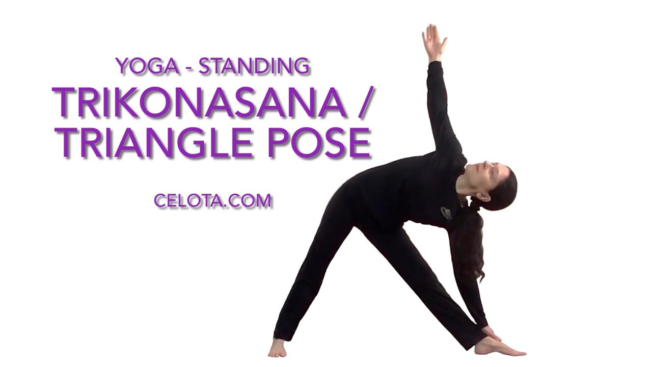 Yoga TRIKONASANA - Triangle pose - YouTube