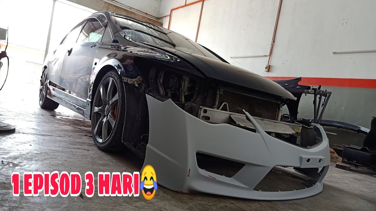 civic fd type r repaint part : 5 - YouTube