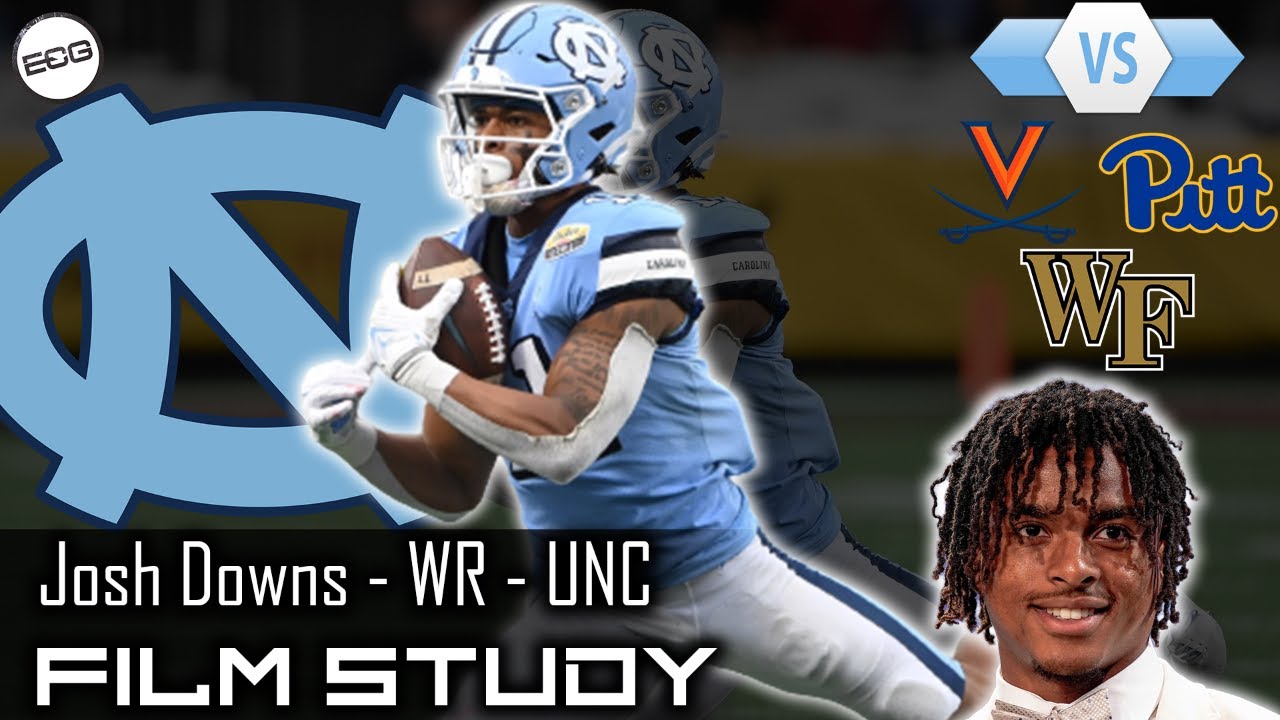 Josh Downs - Live FIlm Study - WR UNC - YouTube