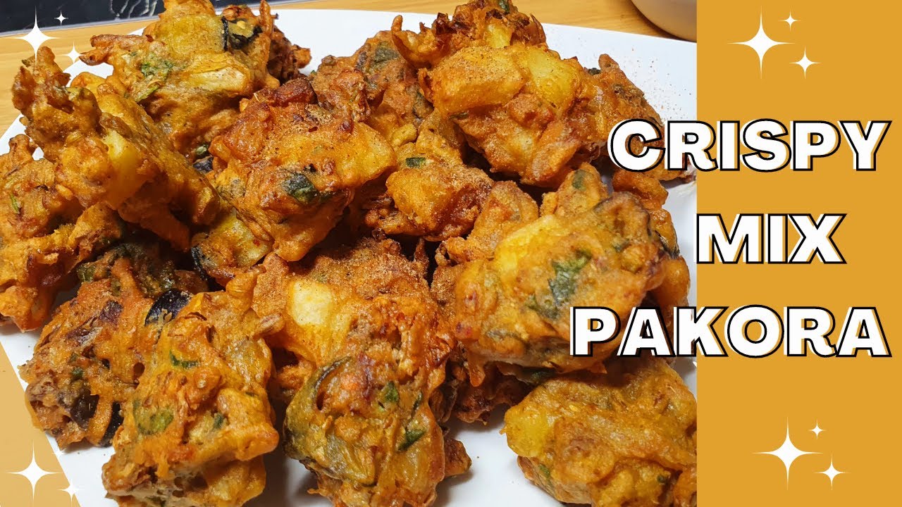 Mix Vegetable Pakora Recipe | Crispy Pakora Recipe | #iftar - YouTube
