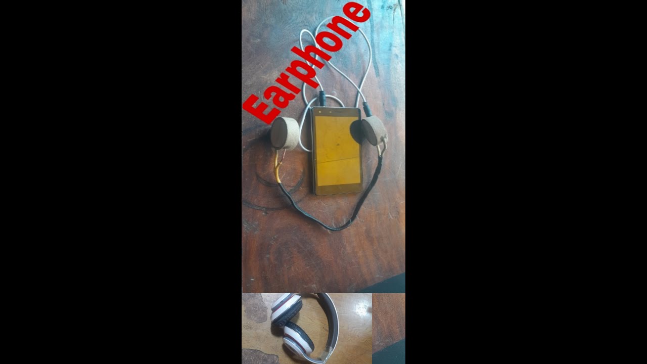 how to make earphone at home simple - YouTube