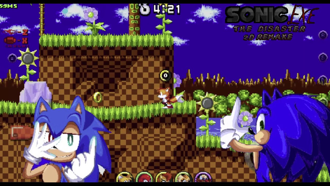 Sonic.exe the disaster 2d remake sonic revenge mod new maps update and ...