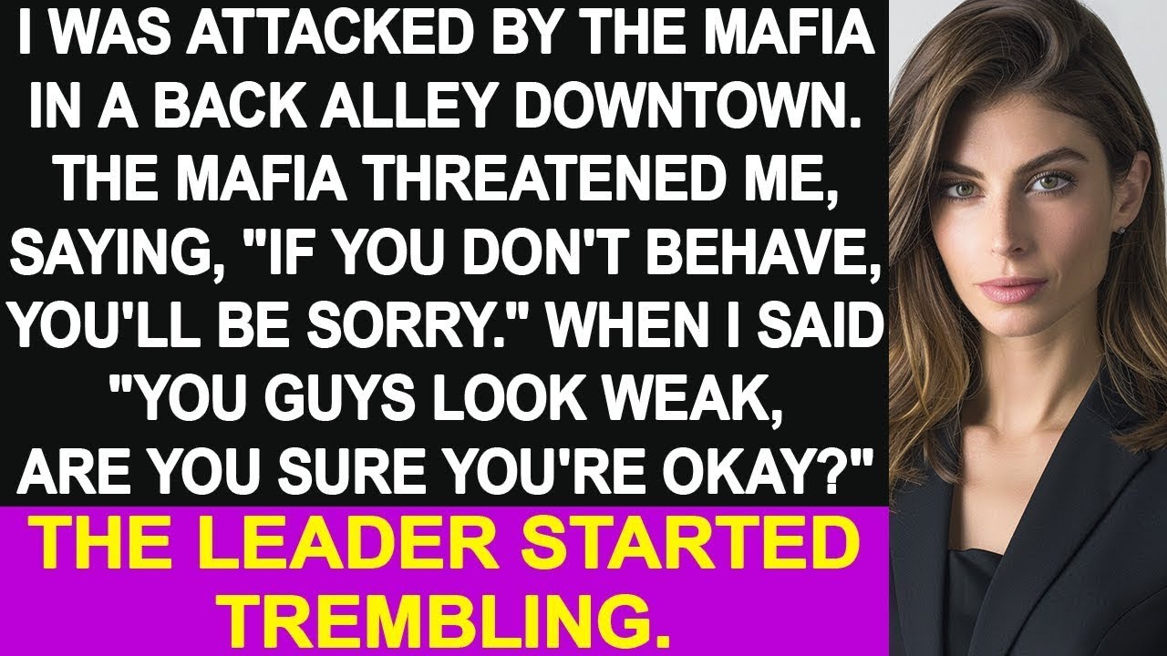 I was attacked by the mafia in a back alley downtown. I retorted and ...