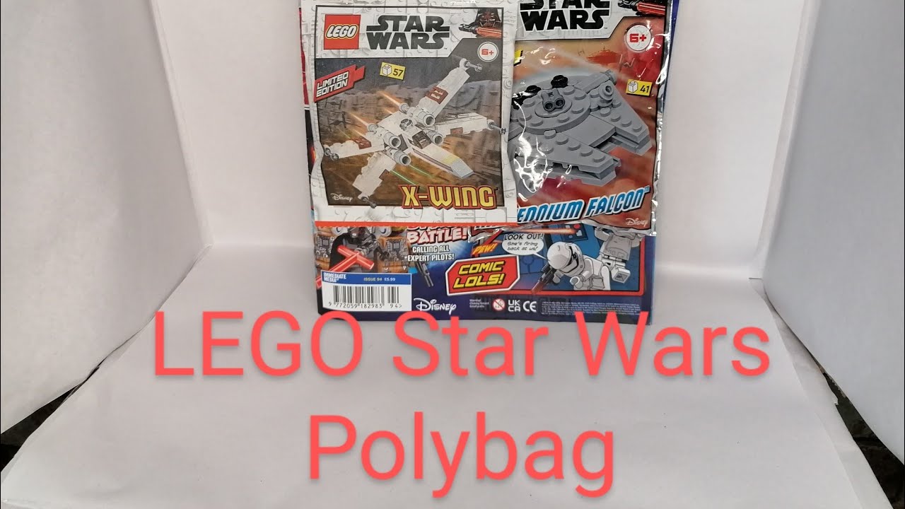 LEGO Star Wars polybag x wing and millennium falcon - YouTube