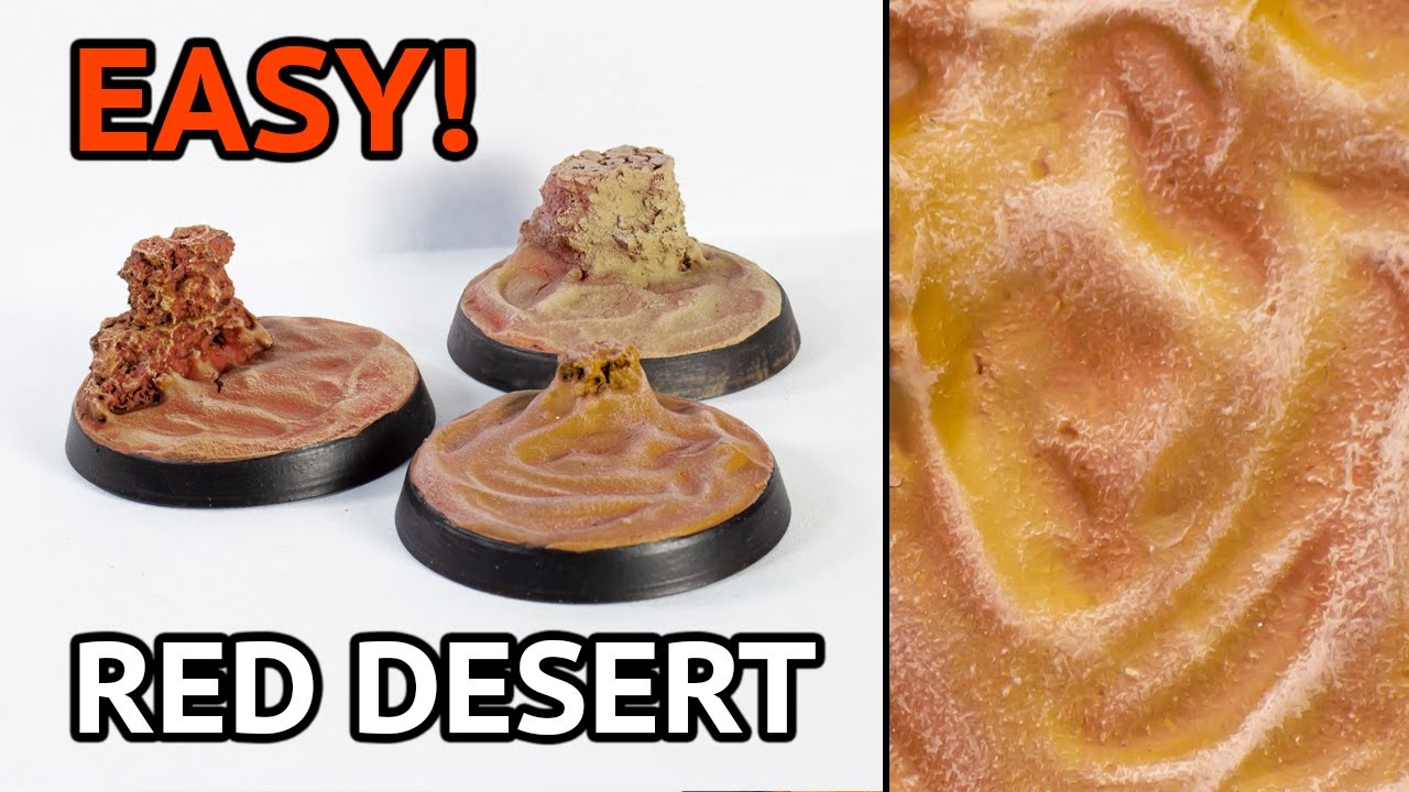 Scale Sand Texture Made Easy! | Red Desert Bases - YouTube