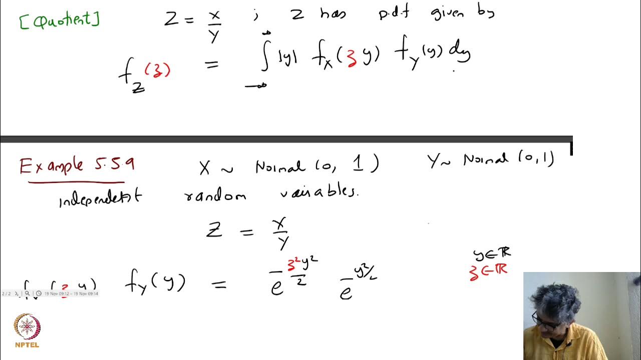 mod10lec38 - Expectation and Variance of Continuous Random Variables ...