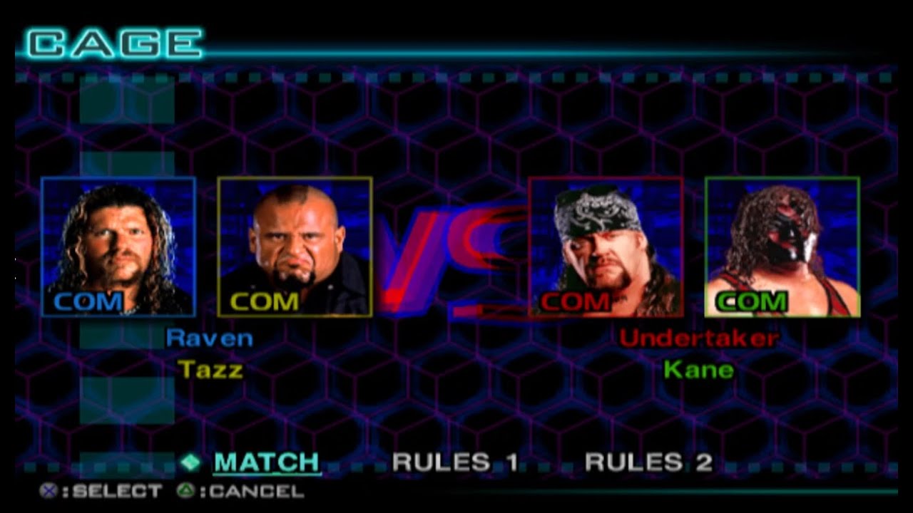 ECW Originals vs The Brothers of Destruction | Cage- WWF SMACKDOWN ...