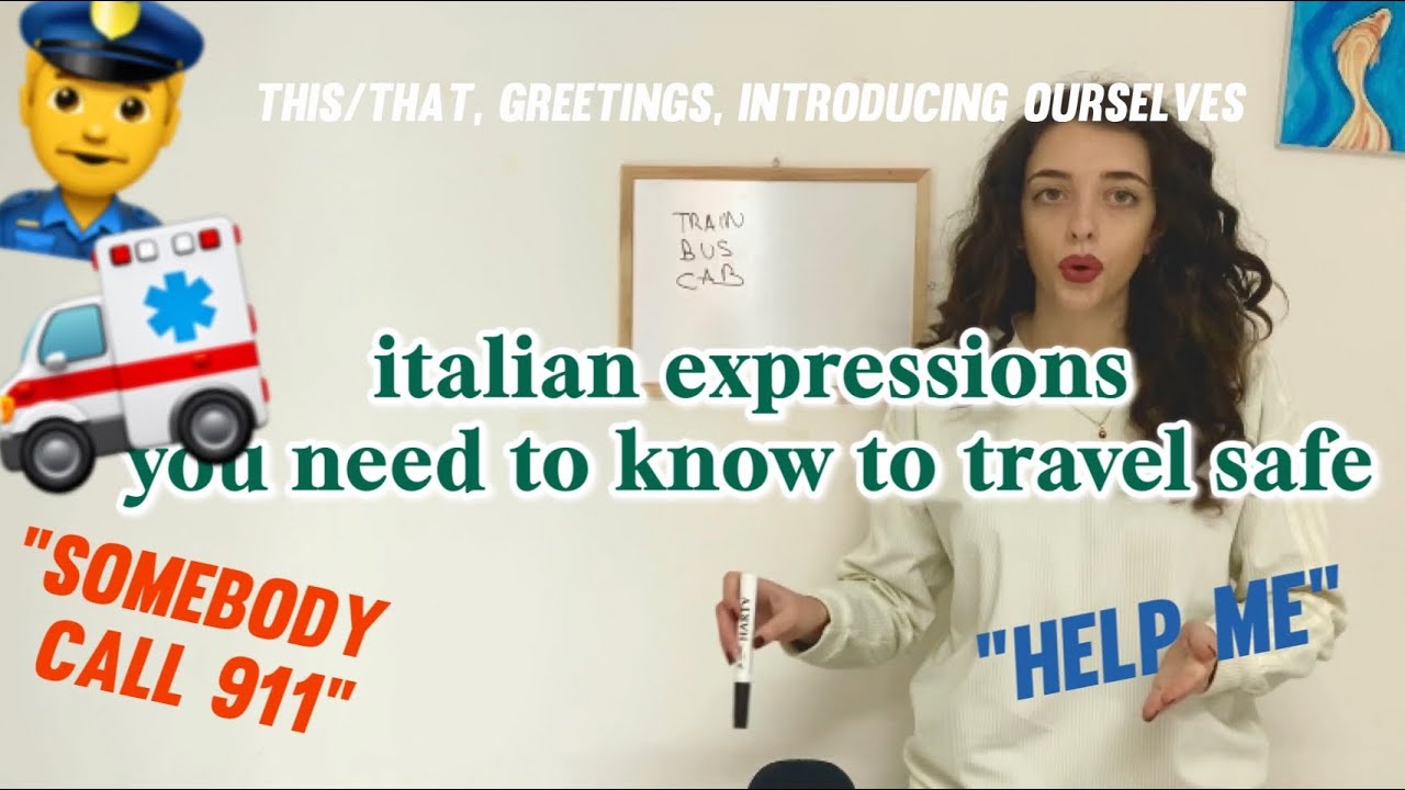Italian expressions you need to know, greetings, introducing yourself ...