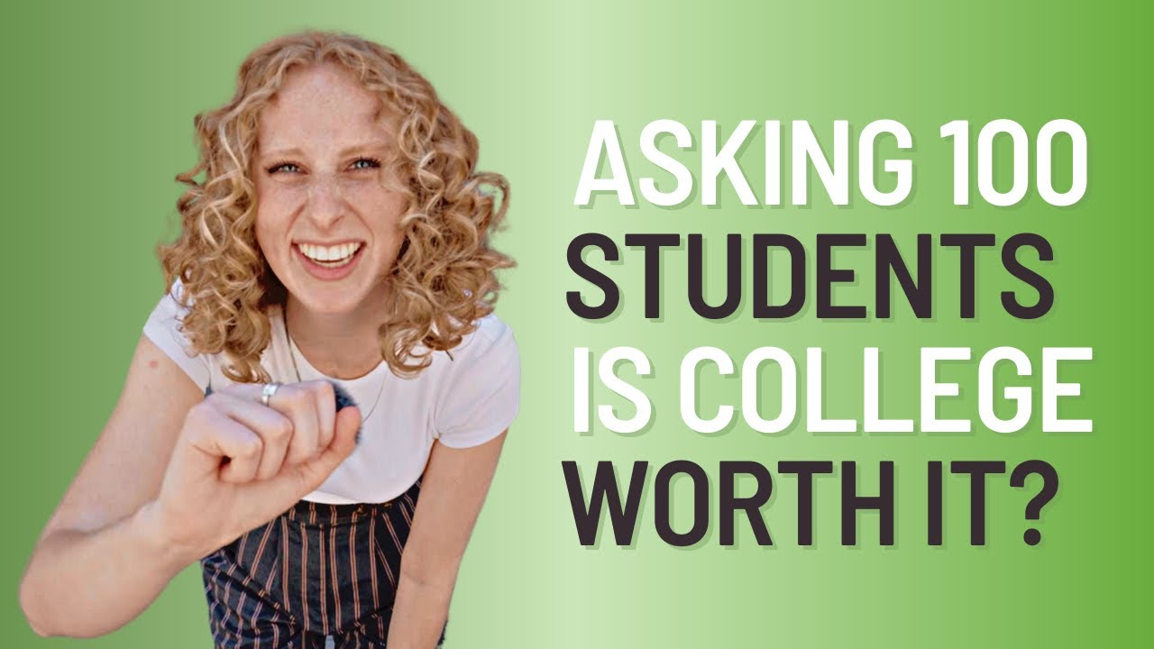 Asking 100 College Students Why They Attend College? - YouTube