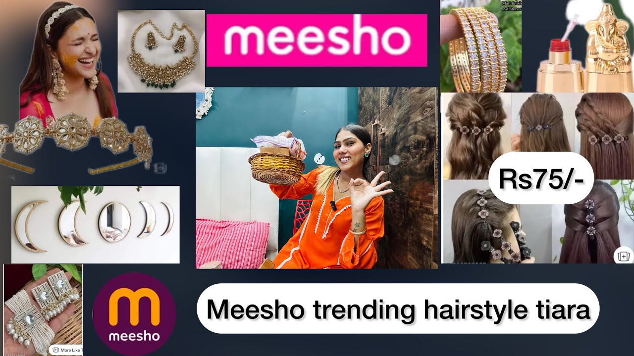 Meesho trending hair style hair clips for women 🛍️only RS.75/- omg 😨 ...