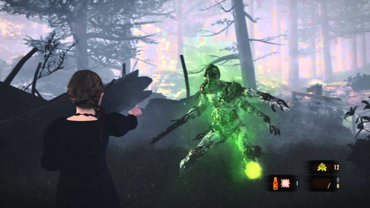 RESIDENT EVIL REVELATIONS 2 Natalia picking at the revenant - YouTube
