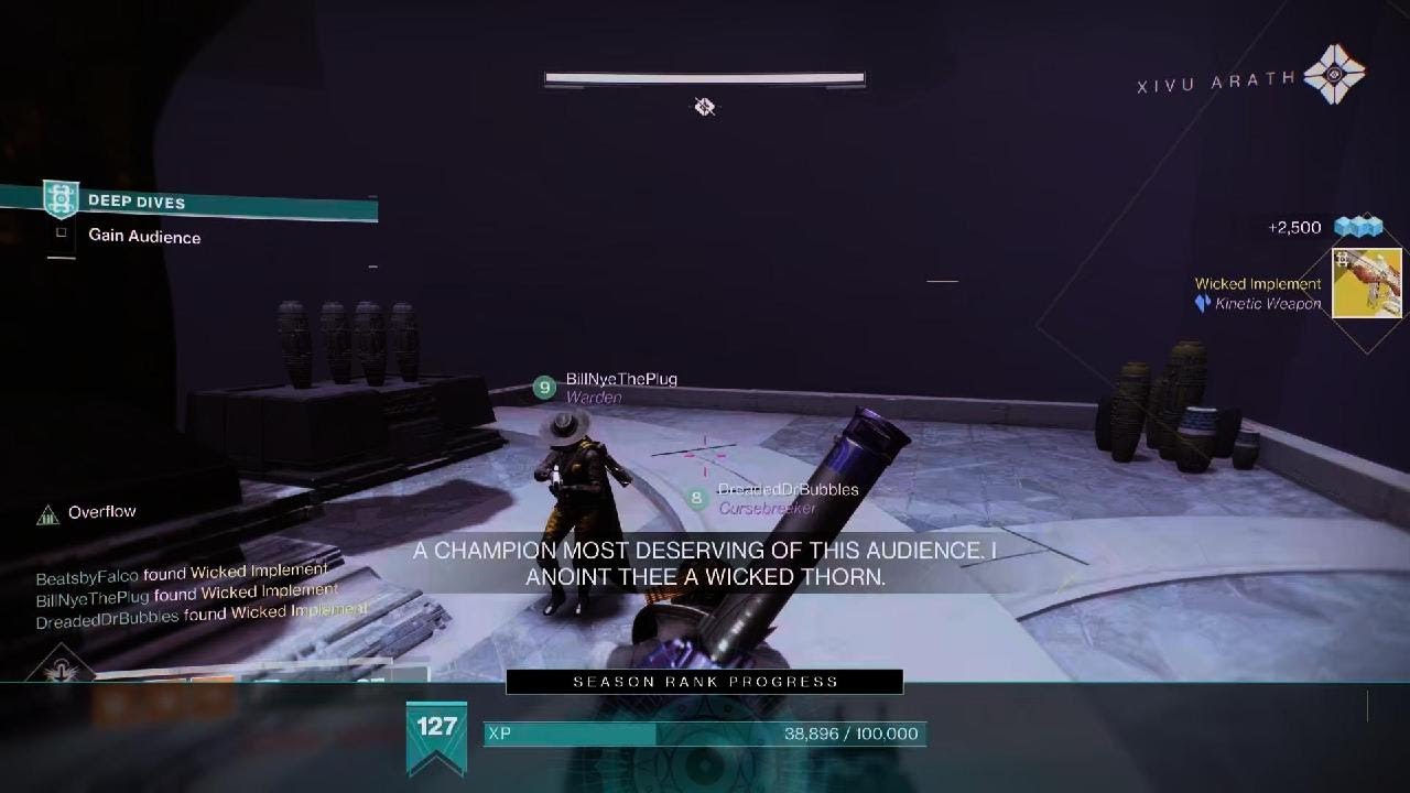 Successful Wicked Implement run finally! - YouTube