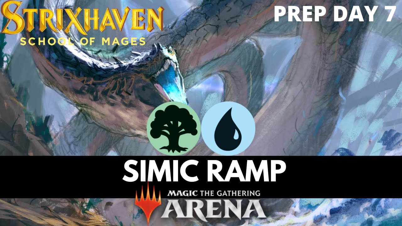 Simic Ramp | MTGA Standard Bo1 | Strixhaven Preparation Day 7 | Big ...